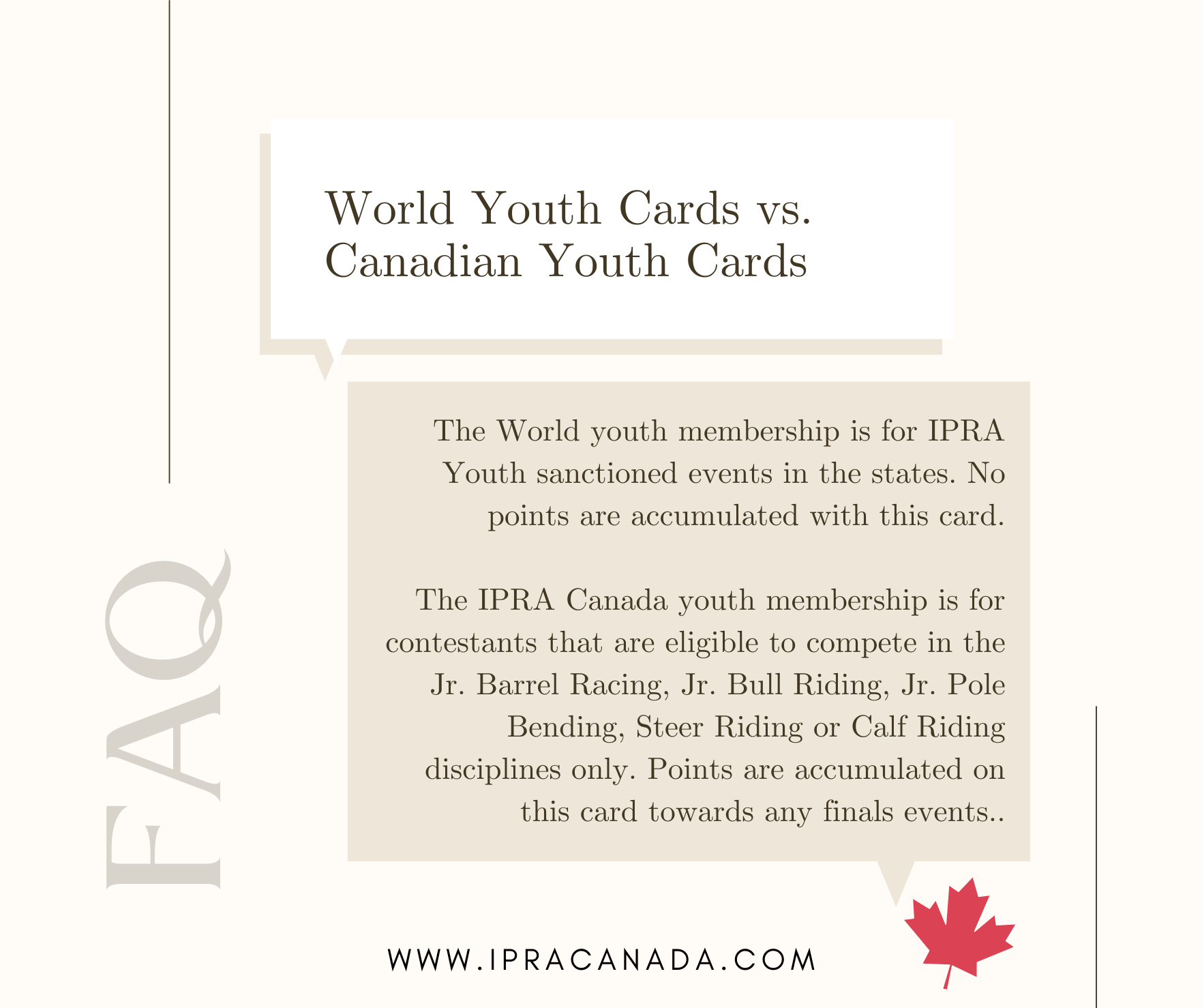FAQ | IPRA Canada